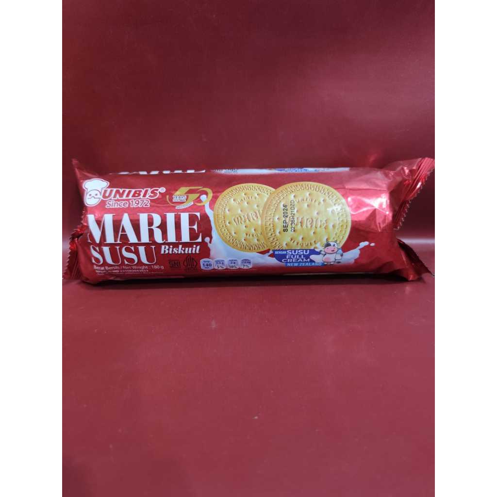 Jual Unibis Biskuit Marie Susu 180gr - Biskuit Marie Roti Kering Unibis ...