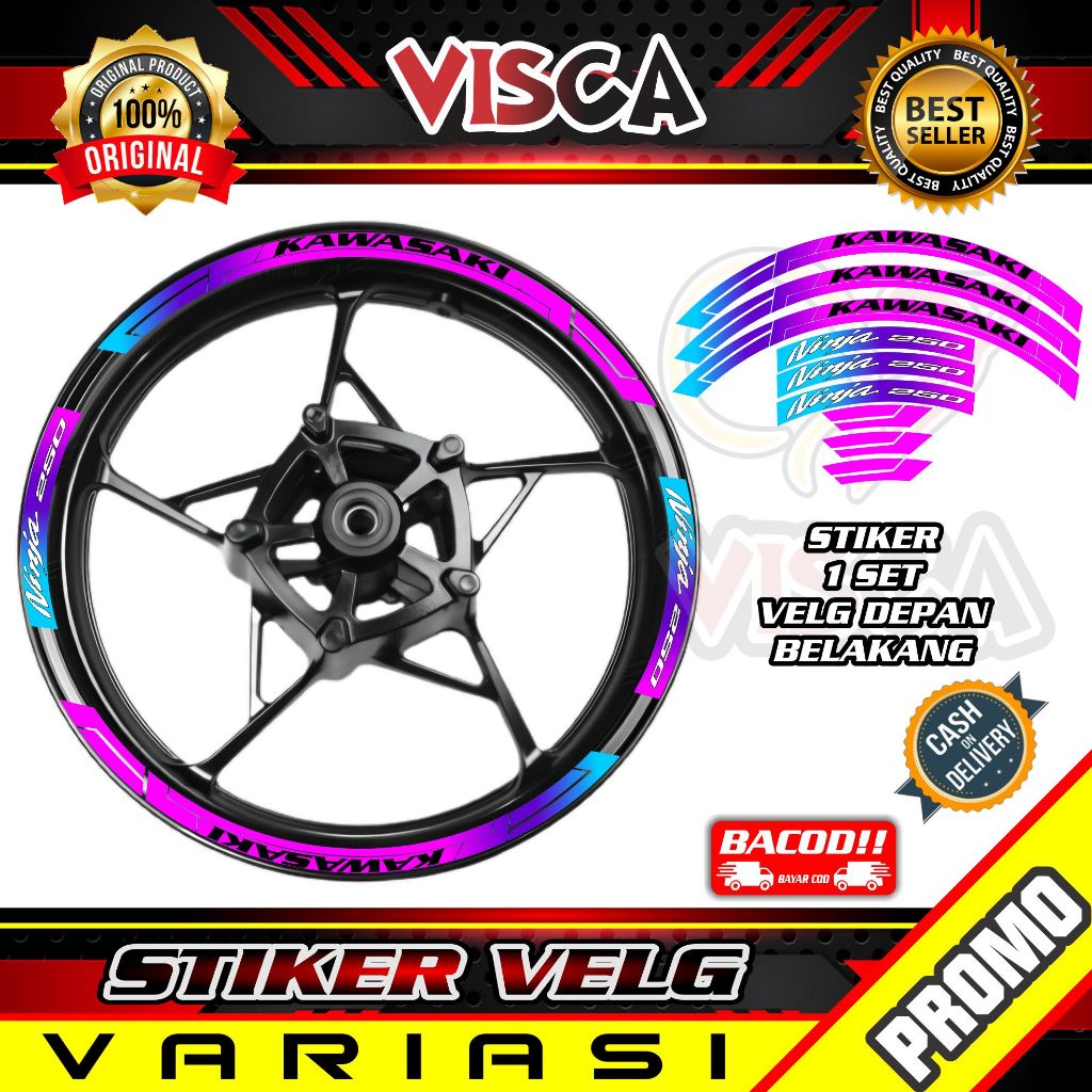 Jual Stiker Velg - Sticker Velk - Stiker Cutting Velg - Stiker Velk ...