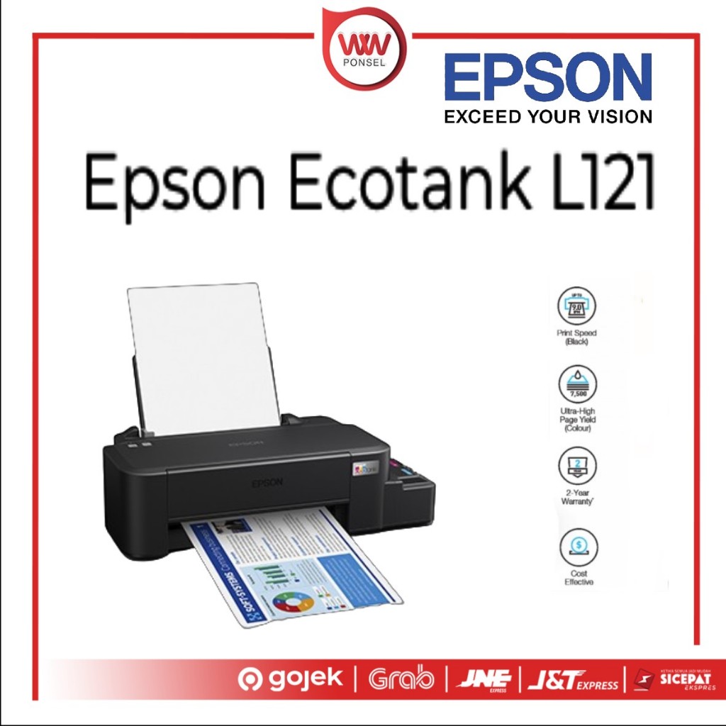 Jual EPSON L121 EcoTank Printer (Only Print) | Shopee Indonesia
