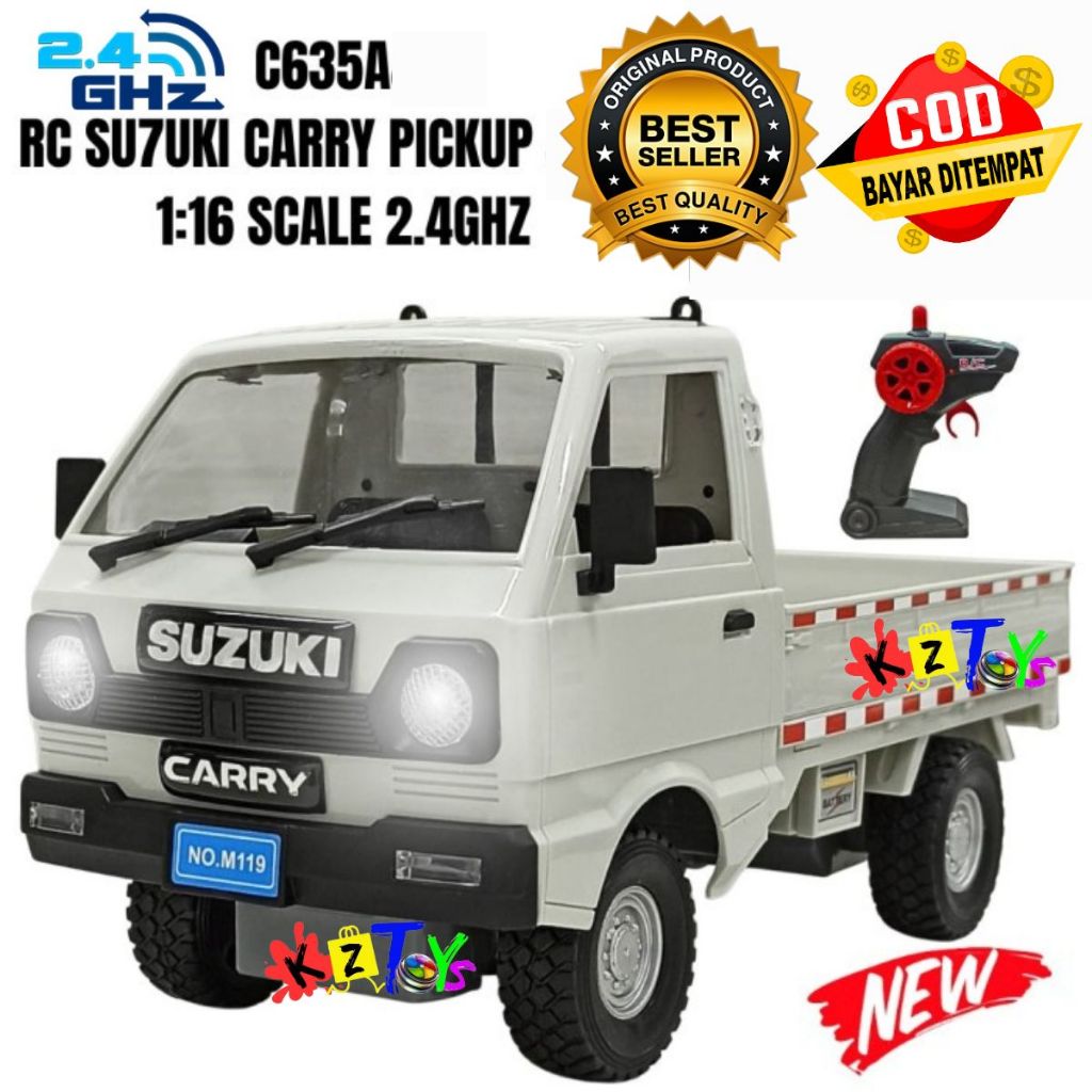 Jual MOBIL REMOTE RC PICK UP SUZUKI CARRY SCALE 1:16 2WD BATRE CASH ...