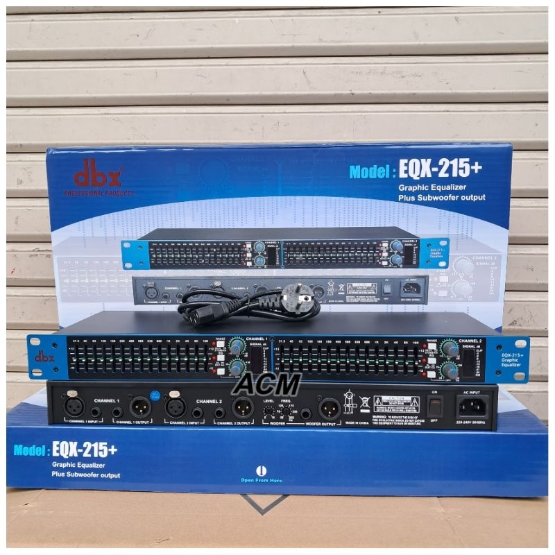 Jual EQUALIZER DBX EQX 215 OUTPUT SUBWOOFER 2x15 BAND EQX215+ | Shopee Indonesia
