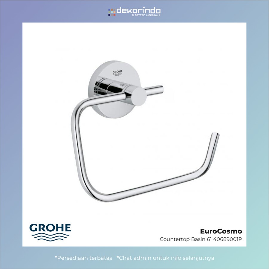 Jual GROHE - ESSENTIALS TOILET ROLL HOLDER - 40689001 | Shopee Indonesia