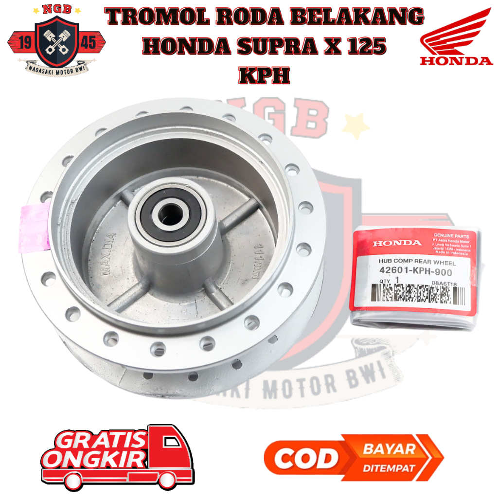 Jual Tromol Supra x 125 original - tromol belakang Supra FIT New ...