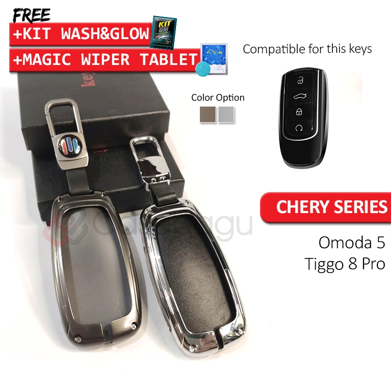 Jual Chery Omoda 5 E5 5 GT Tiggo 8 Pro - Alloy Leather Case Kunci Mobil ...