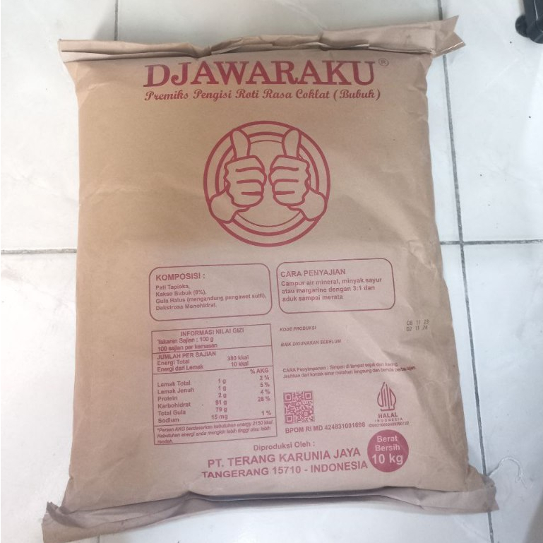 Jual Djawaraku Coklat Bubuk Manis Wangi 10KG ( 1 BAL ) / Premiks ...