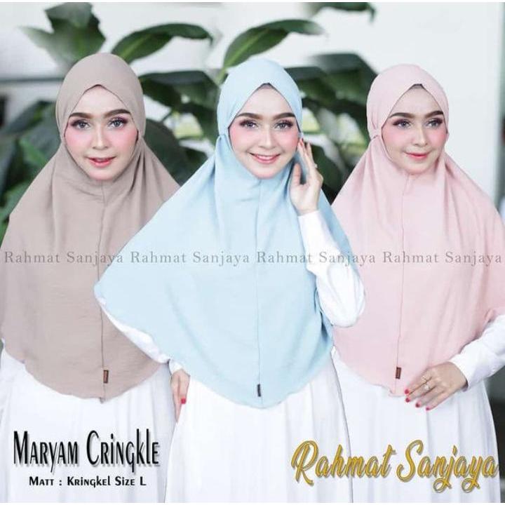 Jual TERBARU..BERGO MARYAM (L) KRINGKEL PREMIUM AIRFLOW/KERUDUNG MARYAM ...
