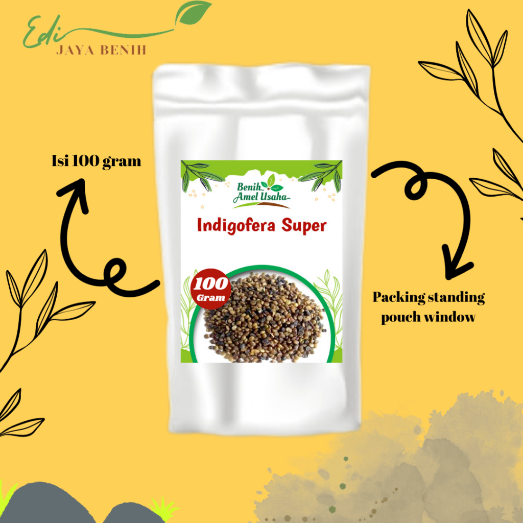 Jual benih bibit indigofera isi 100 gram / benih indigofera 1 ons ...