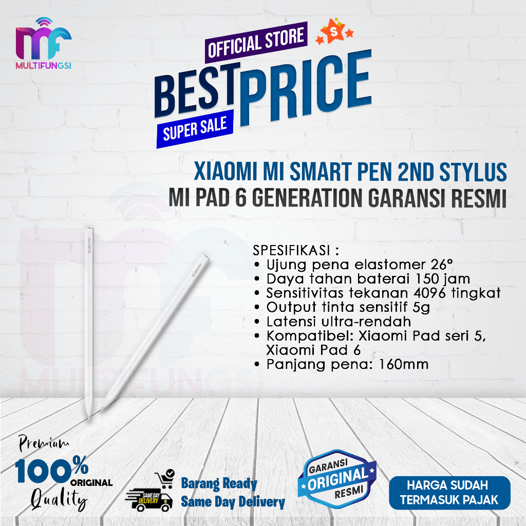 Jual Xiaomi Mi Smart Pen 2Nd Stylus Mi Pad 6 Generation Garansi Resmi ...