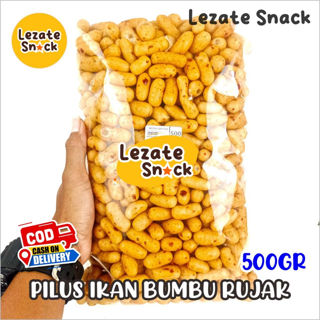 Jual Pilus Rujak Ikan Tenggiri 500GR Kiloan Murah Enak Renyah / Pilus ...