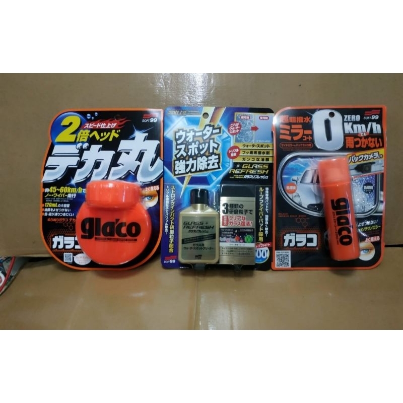 Jual GLACO 120ML + GLASS REFRESH 80ML + GLACO MIRROR ORIGINAL | Shopee ...