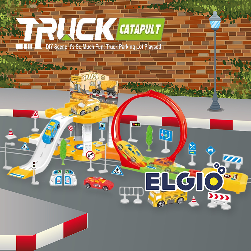 Jual Mainan Trek Mobil Track Catapult Parking Lot Car | Shopee Indonesia