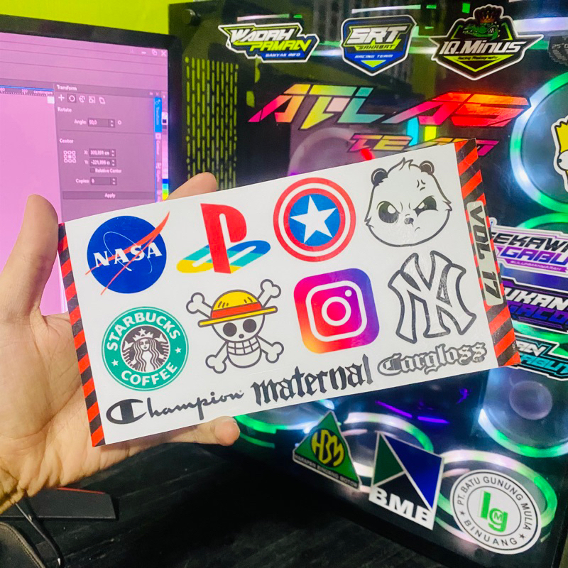 Jual Stiker/sticker VOL17 Viral Kata Racing Keren | Shopee Indonesia