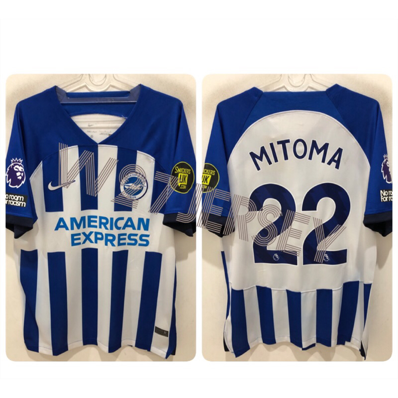 Jual JERSEY 8RIGHTON HOME 2023-2024 name player Mitoma + Patch | Shopee Indonesia