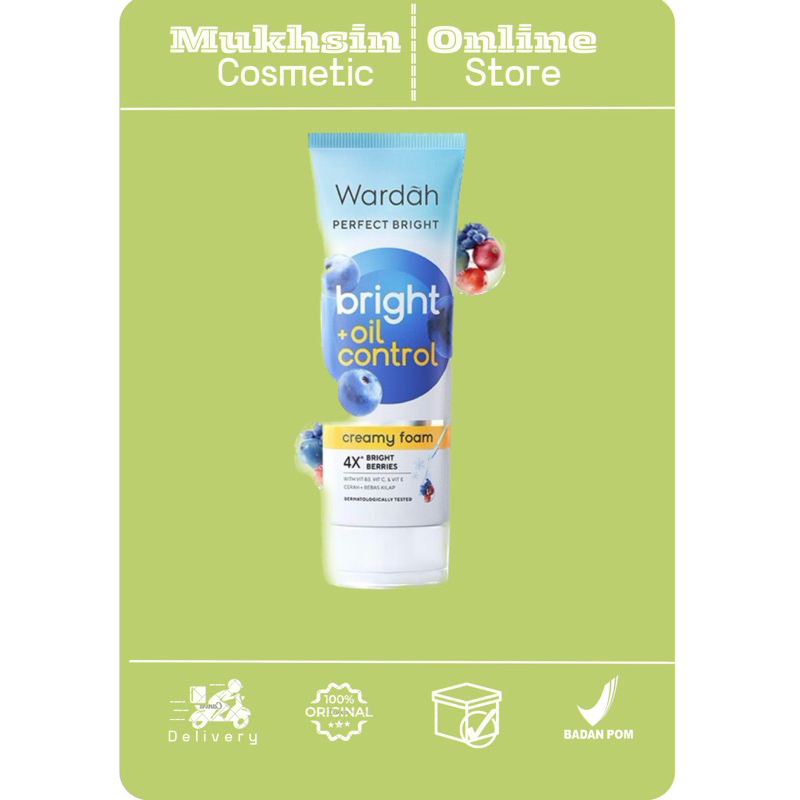 Jual WARDAH PERFECT BRIGHT CREAMY FOAM BRIGHT+OIL CONTROL | Shopee ...