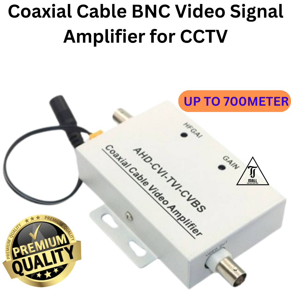 Jual Coaxial Cable BNC Video Signal Amplifier for Kamera CCTV | Shopee ...