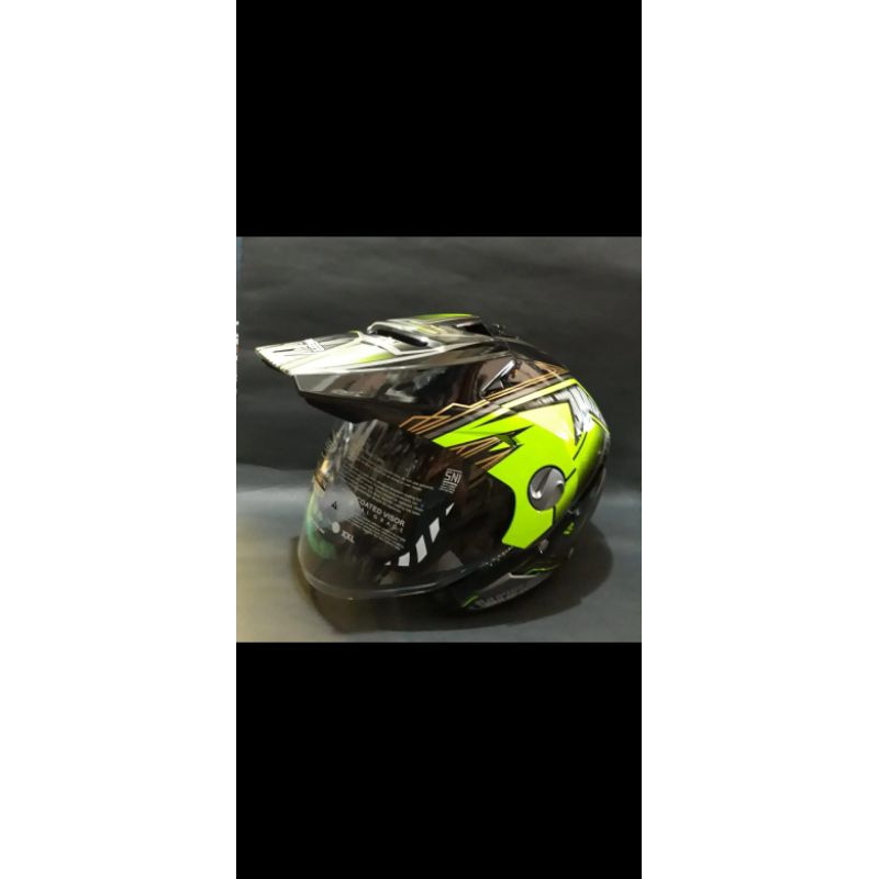 Jual HELM CARGLOSS FORMER MOTIF | SEMI CROS | HALF FACE | Shopee Indonesia