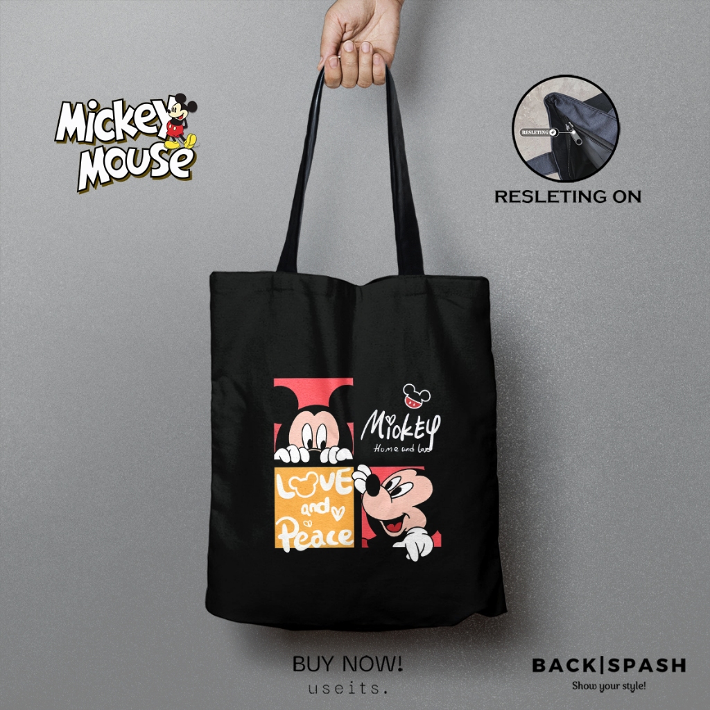 Jual Totebag Mickey Mouse THD Totebag Kartun - Tote bag Wanita ...