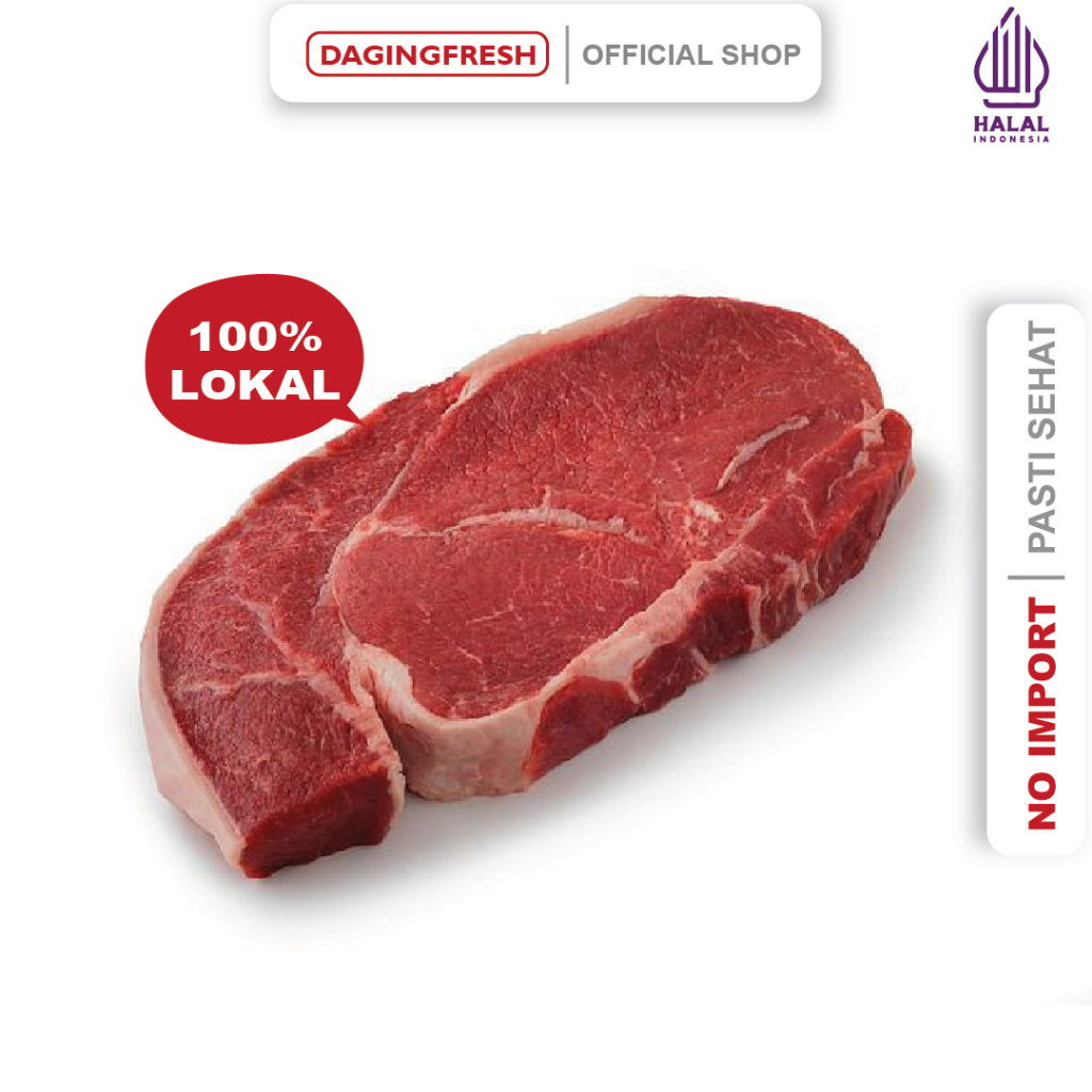 Jual [100%LOKAL] 1/2 KG SIRLOIN STEAK - DAGING SAPI STEAK SIRLOIN ...