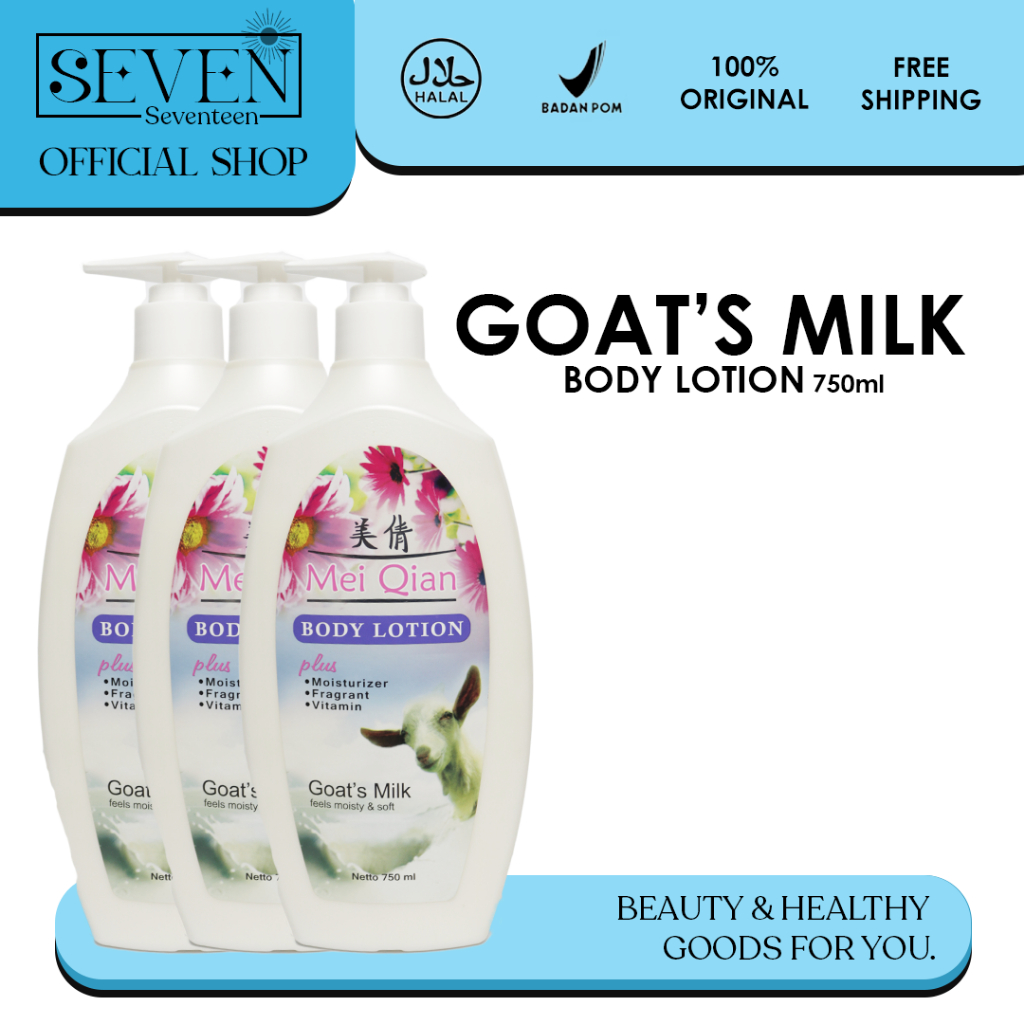 Jual Mei Qian Body Lotion Goat Milk 750 ml | Shopee Indonesia