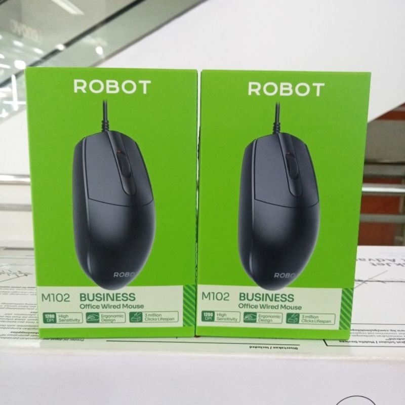 Jual MOUSE KABEL ROBOT M102 GARANSI RESMI | Shopee Indonesia