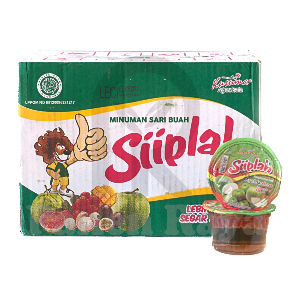 Jual WL99 Minuman Sari Buah Kusuma Siiplah Apel / Leci / Jambu Karton ...