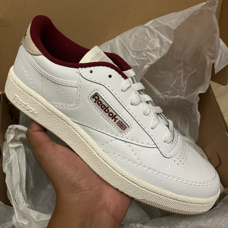 Jual Reebok CLub C 85 Classic White Sneakers Men | Shopee Indonesia