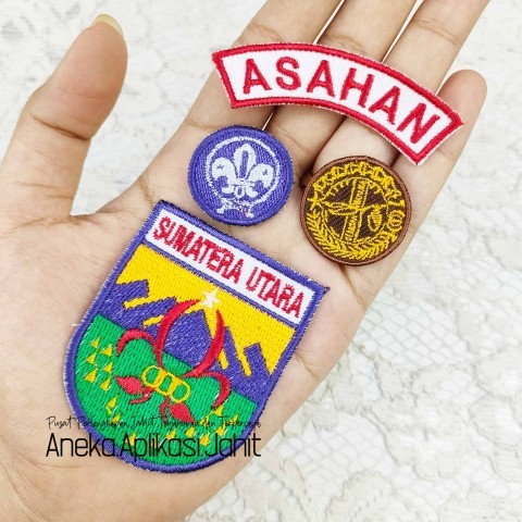 Jual 1 SET SIMBOL / LOGO BORDIR PRAMUKA CEWEK & COWOK | Shopee Indonesia