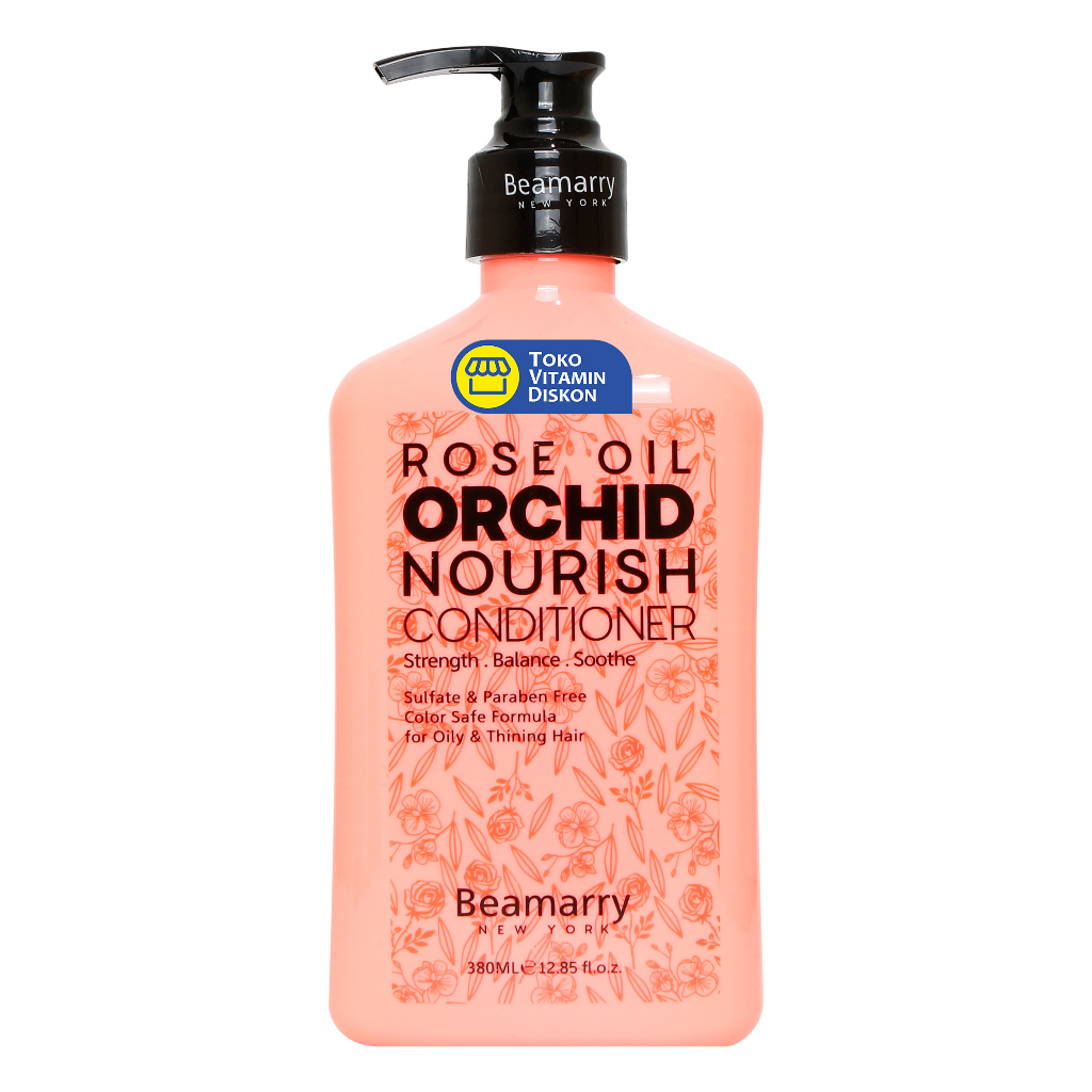 Jual BEAMARRY CONDITIONER ROSE OIL ORCHID NOURISH 380ML | Shopee Indonesia