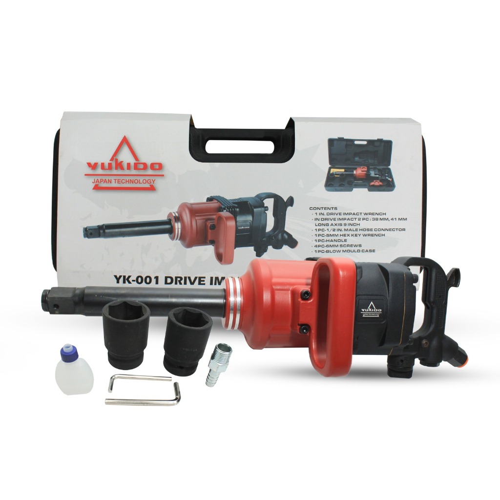 Jual bor buka baut truk besar Air Impact Wrench 1 Inch + Mata / Alat ...