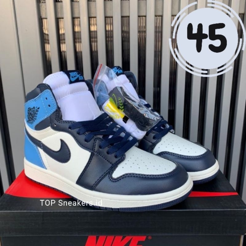 Jual 45. SEPATU PRIA SNEAKERS NK A1R JORDAN NAVY BLUE N91 | Shopee ...