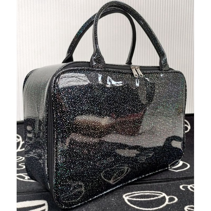 Jual 12.12 STOK READY TRAVEL BAG/KOPER MINI FIBER MIKA/GLITER MEDIUM ...
