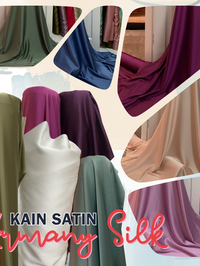Jual Kain Bahan Armani Silk Armany Silk Original Premium Luxury Warna ...