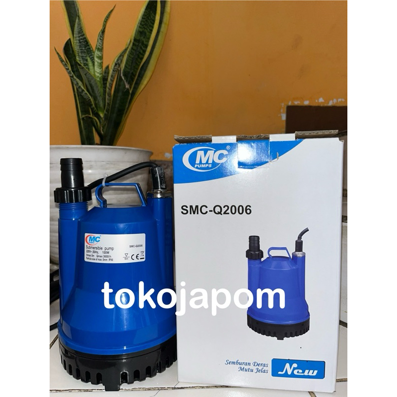 Jual MC PUMP SMC-Q2006 Pompa Celup MANUAL 100W Submersible Hisap Air ...
