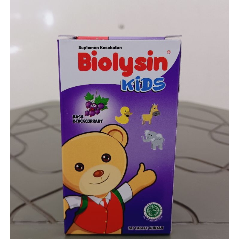 Jual Biolysin Kids Vitamin Anak Isi 30 Tablet Hisap | Shopee Indonesia