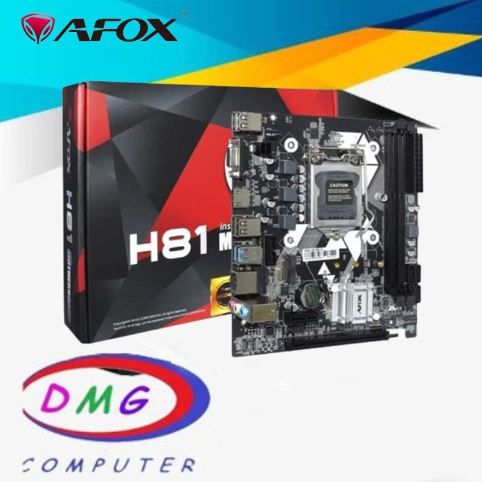 Jual AFOX H81 IH81-MA2-V4 NVME Support Intel LGA1150, DDR3 Motherboard ...