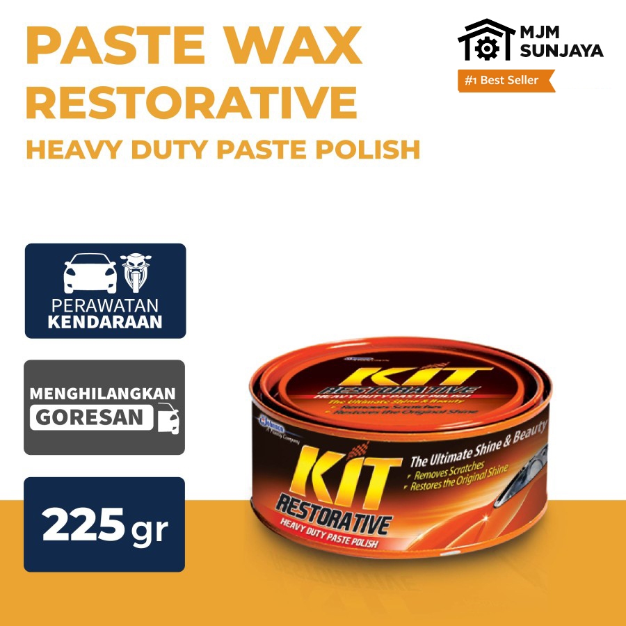 Jual KIT Car Paste Wax Restorative 225gr Pasta Poles Pembersih ...