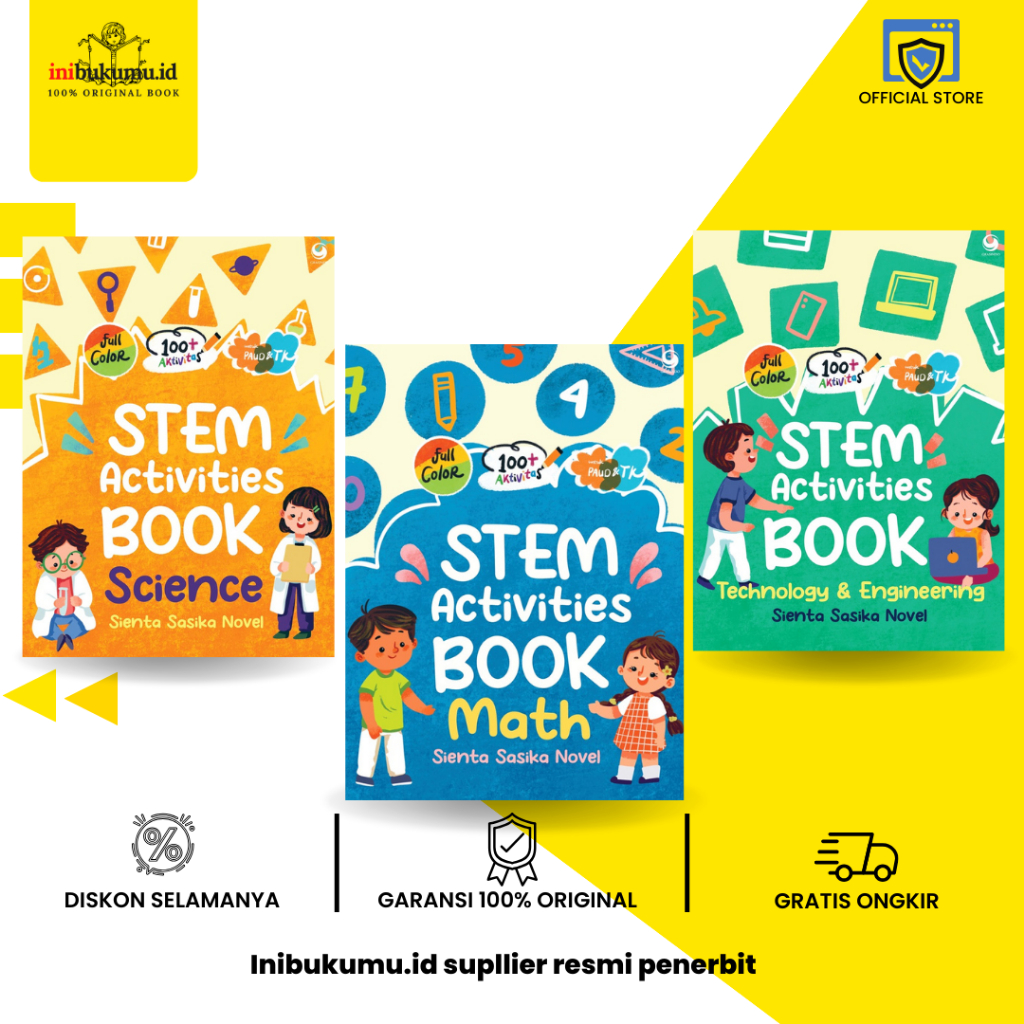 Jual STEM ACTIVITIES BOOK MATH, STEM ACTIVITIES BOOK SCIENCE, STEM ...