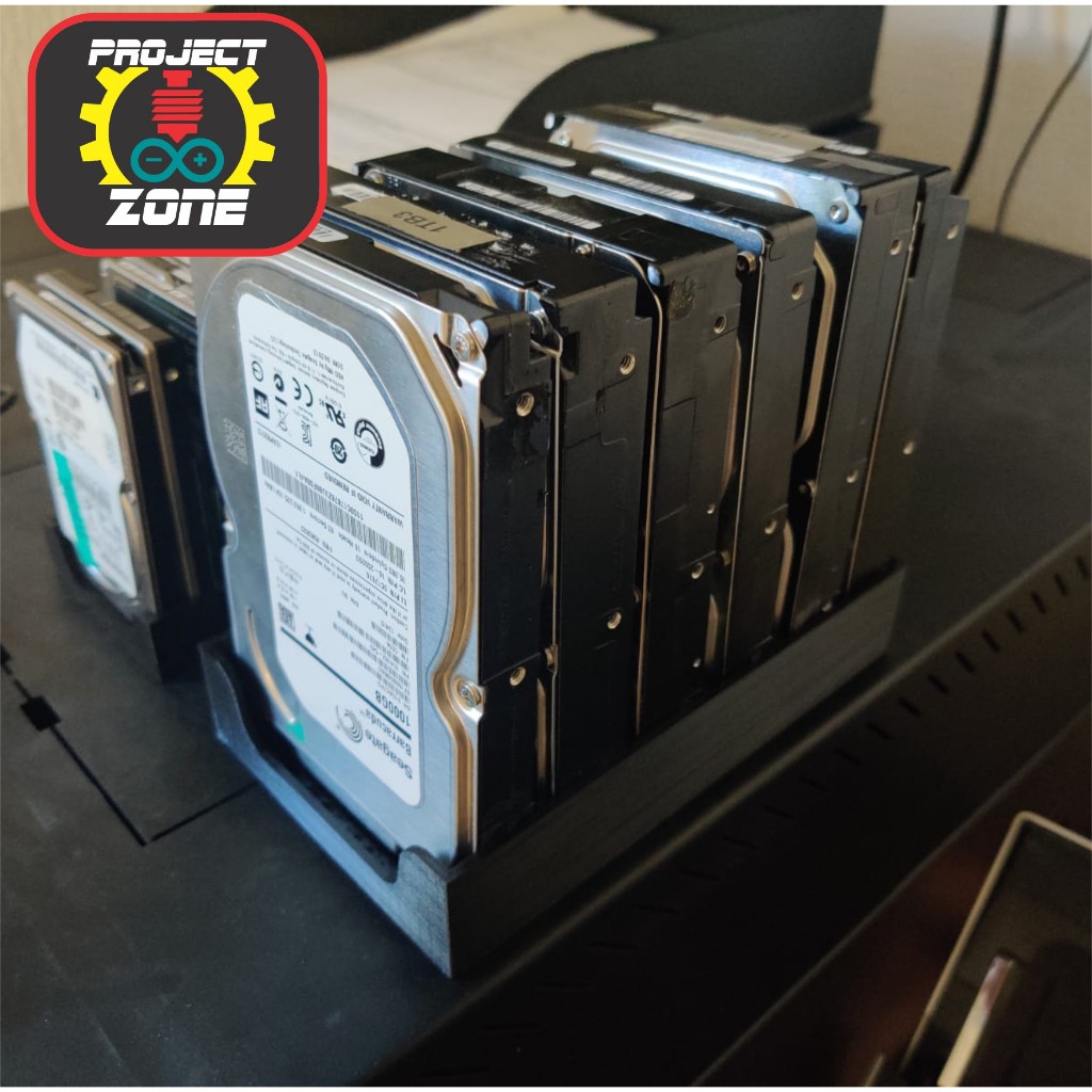 Jual Storage Holder Rak HDD Harddisk 3.5 inch 2 4 6 8 Slot | Shopee ...