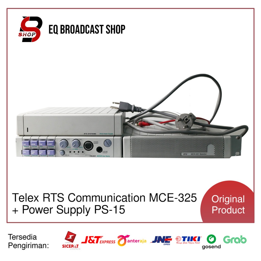 Jual Telex RTS Communication MCE-325 + Power Supply PS-15 (Second ...