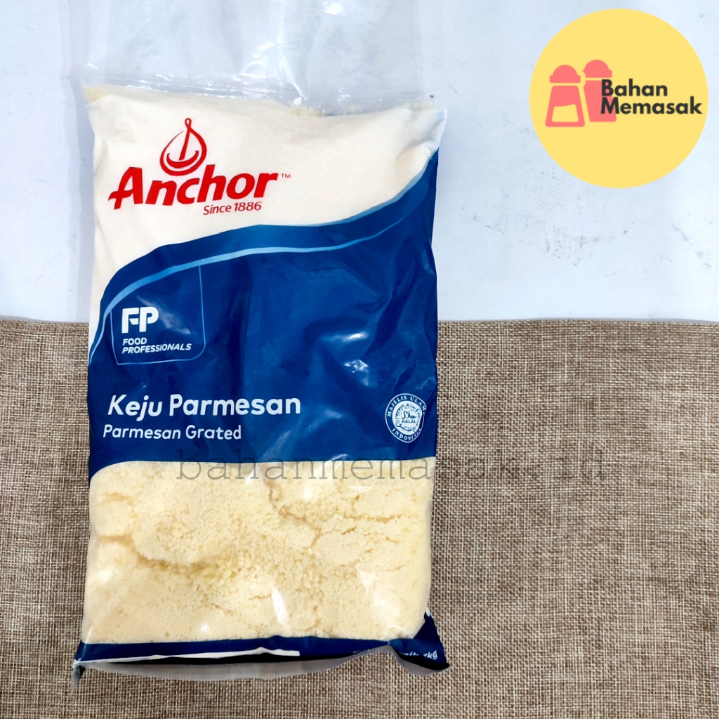 Jual Anchor Parmesan Grated Cheese 1Kg (khusus Gojek/Grab) | Shopee ...