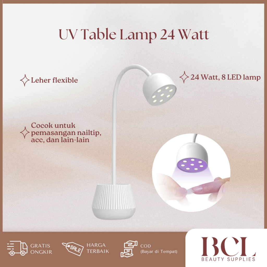 Jual LED UV Table Lamp Mesin Pengering Nail Tip 24W | Shopee Indonesia