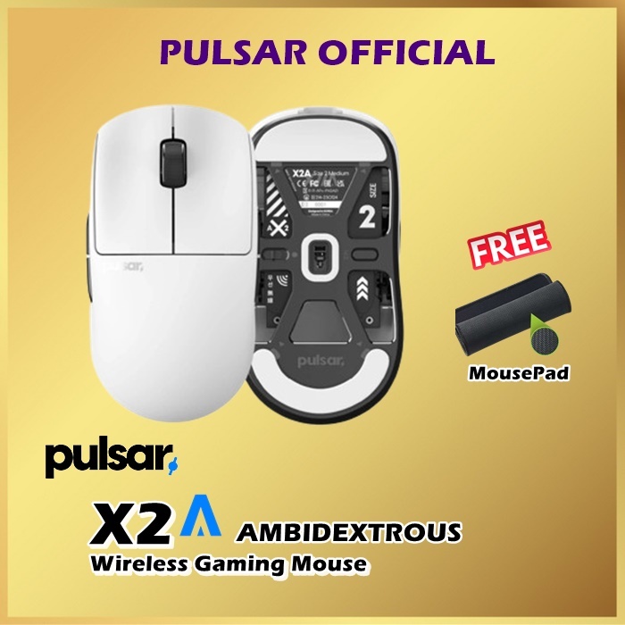 Jual Pulsar X2A X2-A Ambidextrous Wireless Gaming Mouse | Shopee Indonesia