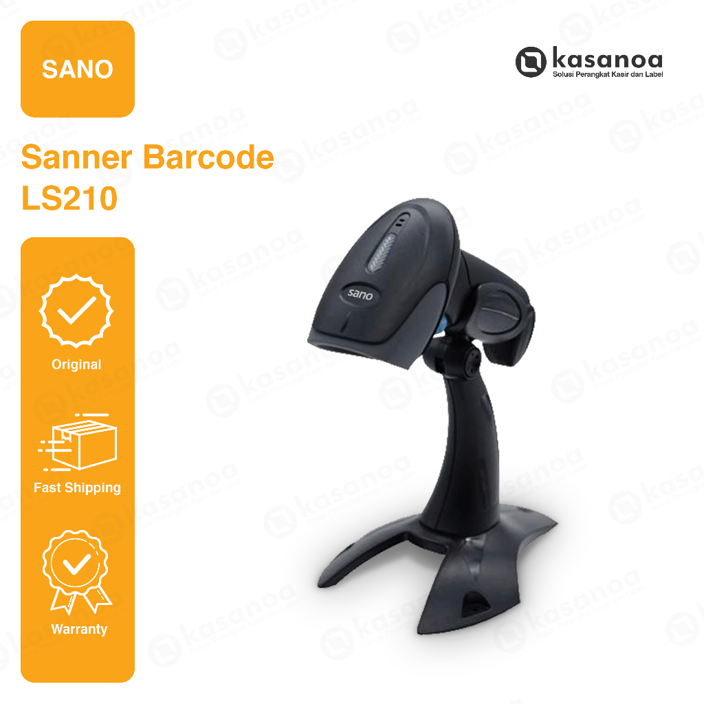 Jual Barcode Scanner Sano LS210 Bluetooth Desktop Android USB Laser 2D | Shopee Indonesia