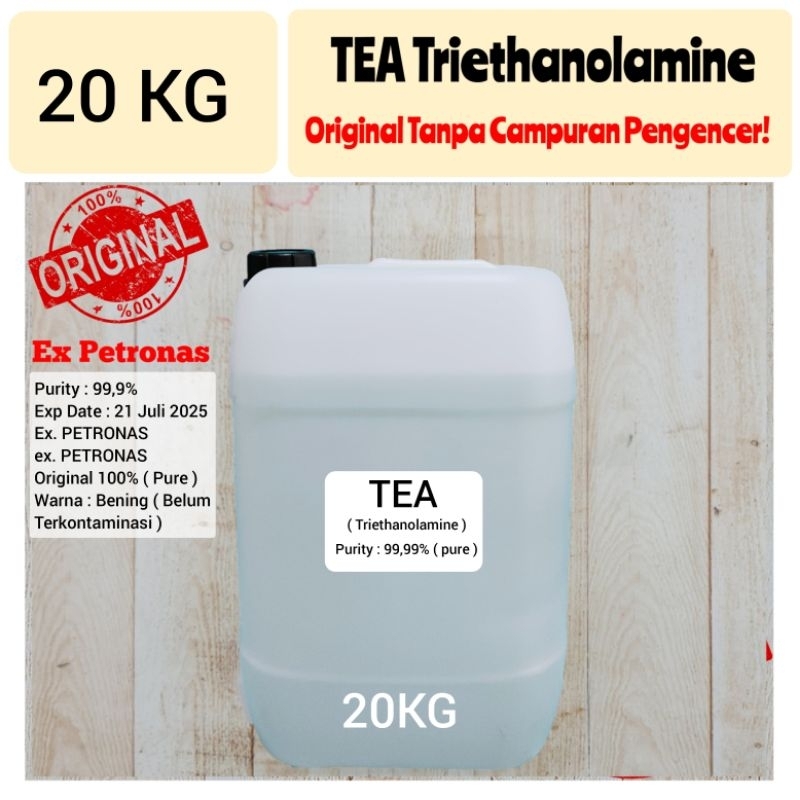 Jual TEA Triethanolamine 20 KG / TEA ( Pengental Carbomer ) | Shopee ...