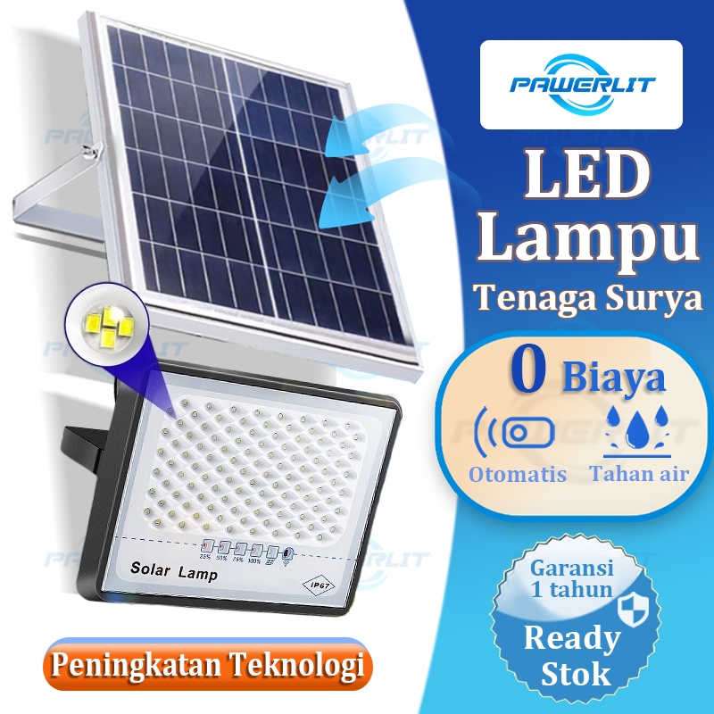 Jual PAWERLIT Lampu Tenaga Surya Lampu Emergency led Tahan Lama 12 jam ...