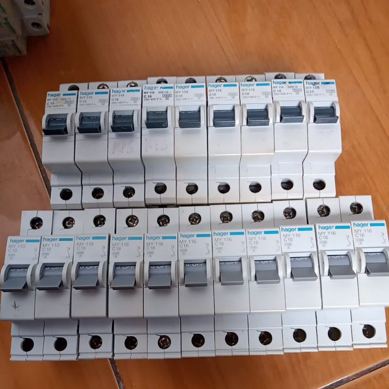 Jual mcb hager 1p mulai amper 2A/4A/6A/10A/16A/20A/25A/32A/40A/ original | Shopee Indonesia