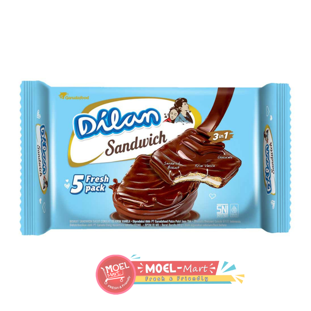 Jual DILAN CHOCO SANDWICH FRESH 80GR | Shopee Indonesia