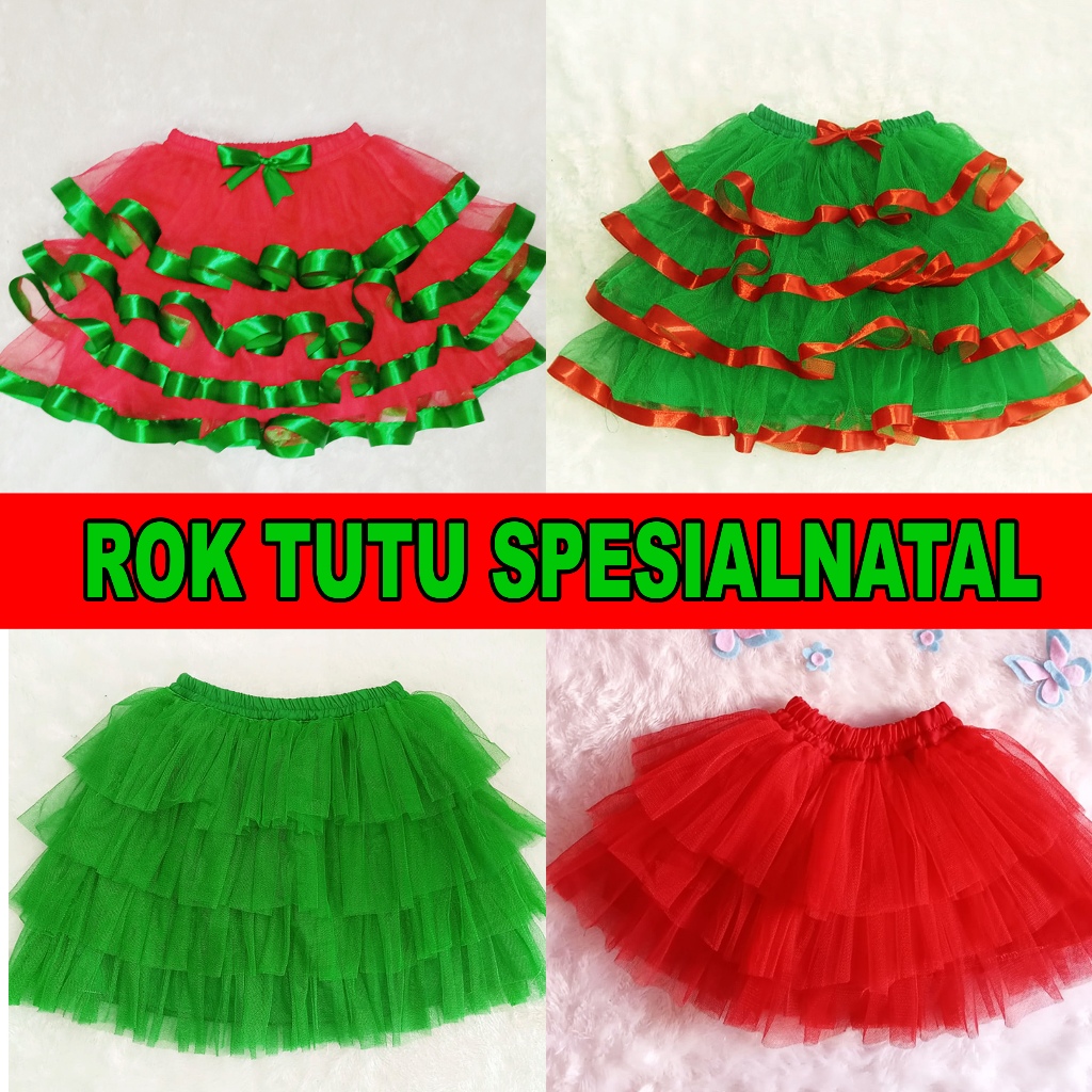 Jual Rok tutu natal / rok tutu anak edisi natal | Shopee Indonesia
