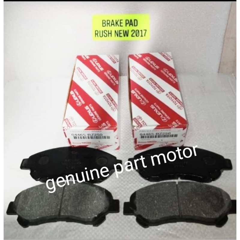 Jual BRAKE PAD/KAMPAS REM DEPAN NEW RUSH TERIOS 2017 UP (04465-BZ250 ...