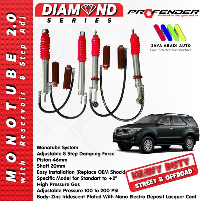 Jual Shock Absorber Breaker PROFENDER Diamond MONOTUBE 8 Step - TOYOTA ...